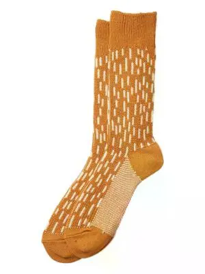 ROTOTO Ribbed Socks - Brown