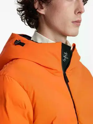 Aztech Mountain Hooded Zip Ski Jacket - Orange