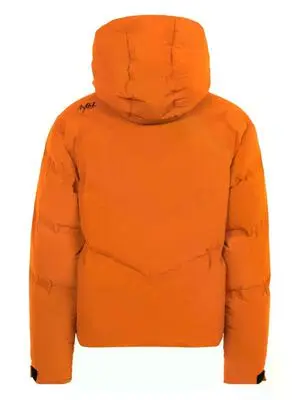 Aztech Mountain Hooded Zip Ski Jacket - Orange
