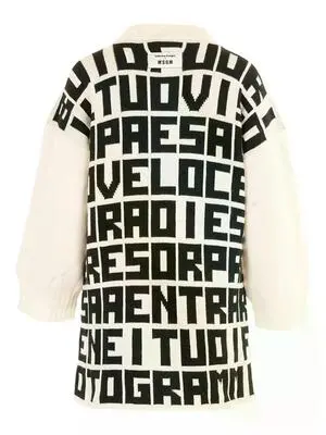MSGM X Caterina Frongia Text-print Sweater