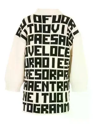 MSGM X Caterina Frongia Text-print Sweater