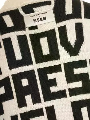 MSGM X Caterina Frongia Text-print Sweater