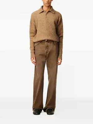 Ami Loose-fit Jeans - Brown