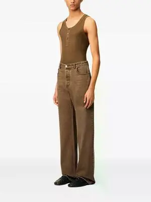 Ami Loose-fit Jeans - Brown