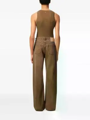 Ami Loose-fit Jeans - Brown