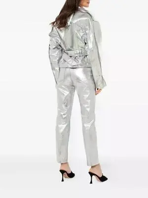 Alexandre Vauthier Metallic Jeans