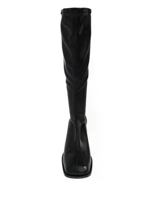 NODALETO Leather Knee-high Boots