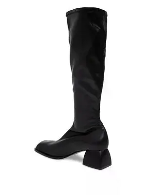 NODALETO Leather Knee-high Boots