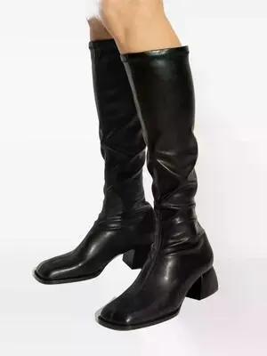 NODALETO Leather Knee-high Boots