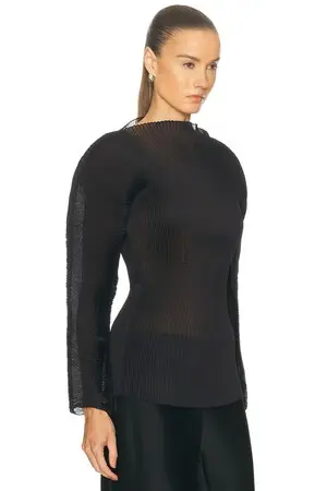 RÓHE Sculptural Plisse Top