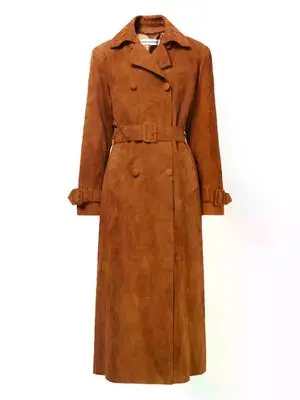 Nour Hammour Tate Double-breasted Belted Coat