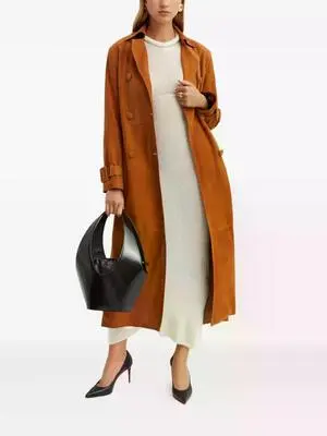 Nour Hammour Tate Double-breasted Belted Coat