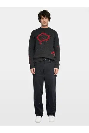 Zadig&Voltaire Jordan Merino Wool Sweater - Black / Silver