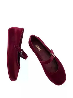 Melissa Velvet Ballerinas - Red