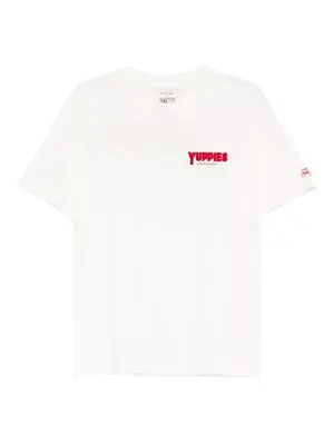 MC2 SAINT BARTH X Yuppies Flock Detail T-shirt - White