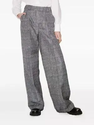 Kenzo Check Tailored Trousers
