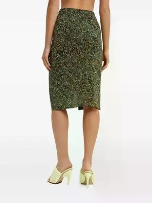 Isabel Marant Ruched Front Midi Skirt