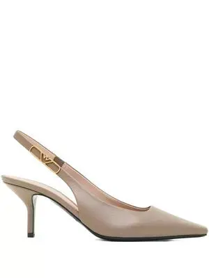 Emporio Armani 65mm Slingback Pointed-toe Pumps