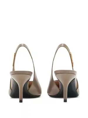 Emporio Armani 65mm Slingback Pointed-toe Pumps