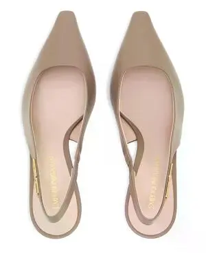 Emporio Armani 65mm Slingback Pointed-toe Pumps