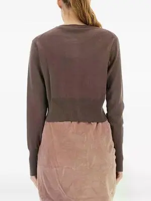 VIVIENNE WESTWOOD Orb-logo Button-front Cardigan - Brown