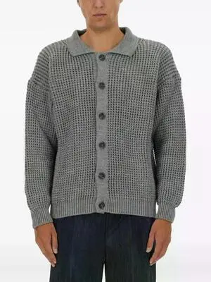 Family First Ribbed Cardigans For Men