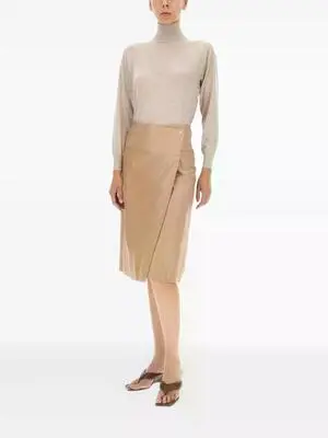 ARMA Wrap-effect Midi Skirt