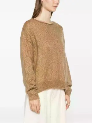 C.T.PLAGE Boat-neck Long-sleeve Sweater