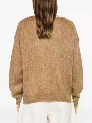 C.T.PLAGE Boat-neck Long-sleeve Sweater