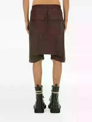 Rick Owens Pods Drawstring Pocket Shorts