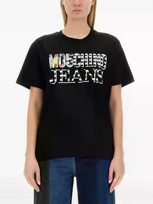 Moschino Jeans Round Neck T-shirts For Women