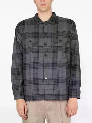 Universal Works Buttoned Plaid Shirt