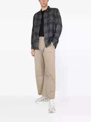 Universal Works Buttoned Plaid Shirt
