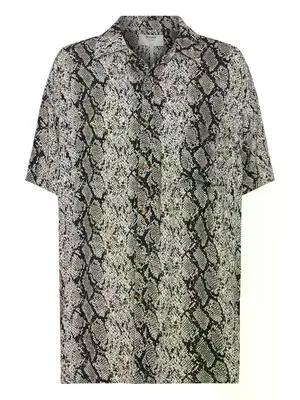 ONETEASPOON Snake-print Shirt