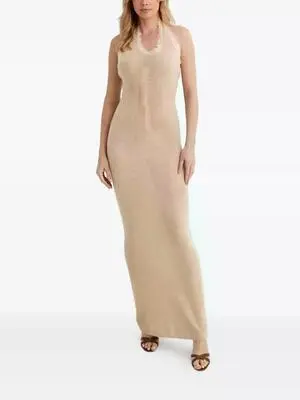 AYA MUSE Cora Halterneck Maxi Dress