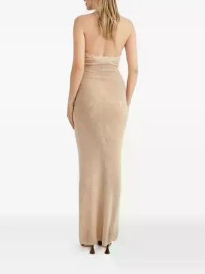 AYA MUSE Cora Halterneck Maxi Dress