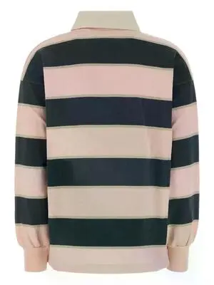 AUTRY Striped Polo Top