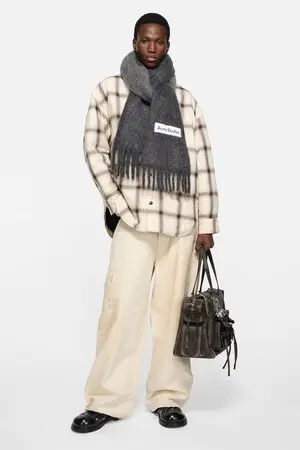 Acne Studios Wool Fringe Scarf