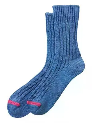 ROTOTO Ribbed Socks - Blue