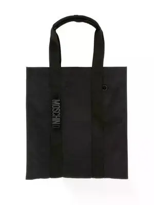 Moschino Logo-print Tote - Black