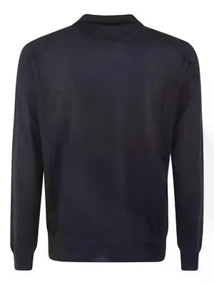 BRETT JOHNSON Zip Cashmere T-shirt