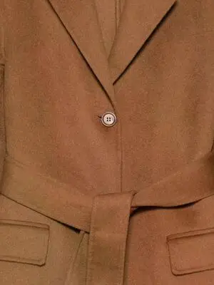Aspesi Belted Wool Coat - Brown
