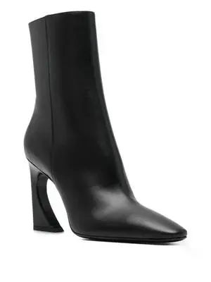 Fendi Arco Point-toe Ankle Boots