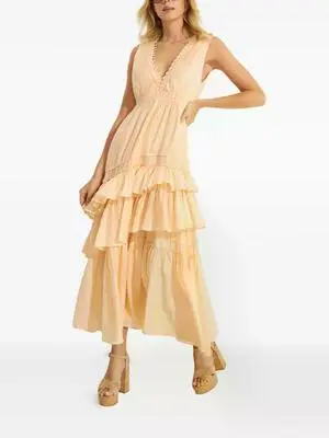 LoveShackFancy Jordie Ruffled Maxi Dress