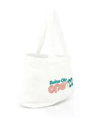 REINA OLGA Logo-embroidered Beach Bag