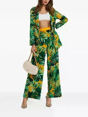 Mystique Leaf-print Blazer