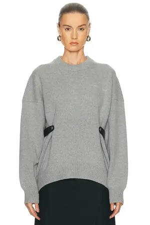 Alexander Wang Crewneck Sweater - Heather Grey