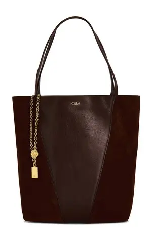 Chloé Spin Tote Bag - Crafty Brown