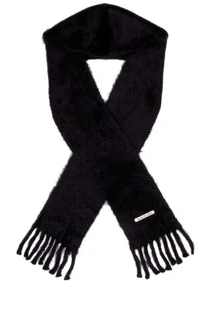 Acne Studios Hooded Scarf - Black