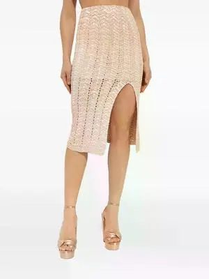 LoveShackFancy Lace Midi Skirt